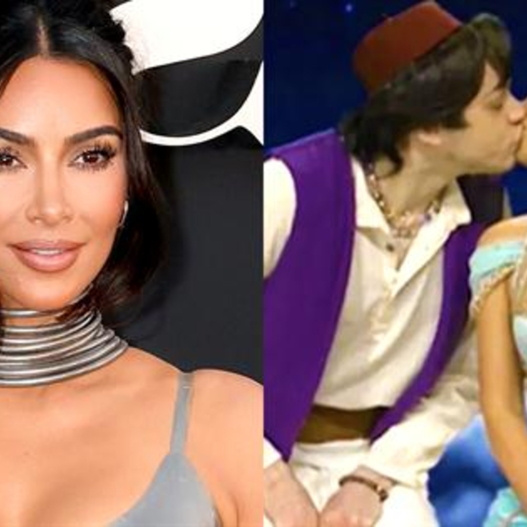 Kim Kardashian Gushes Over FIRST KISS With Pete Davidson Kim Kardashian Gushes Over FIRST KISS With Pete Davidson